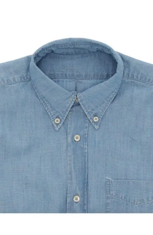 FORTELA King Chambray Shirt - Light Blue