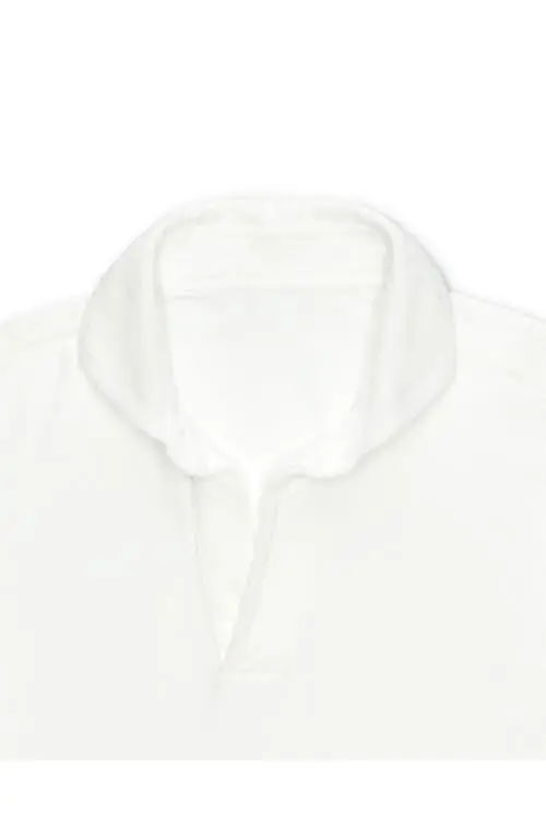 FORTELA Sullivan Terry Cloth Jersey Polo - White