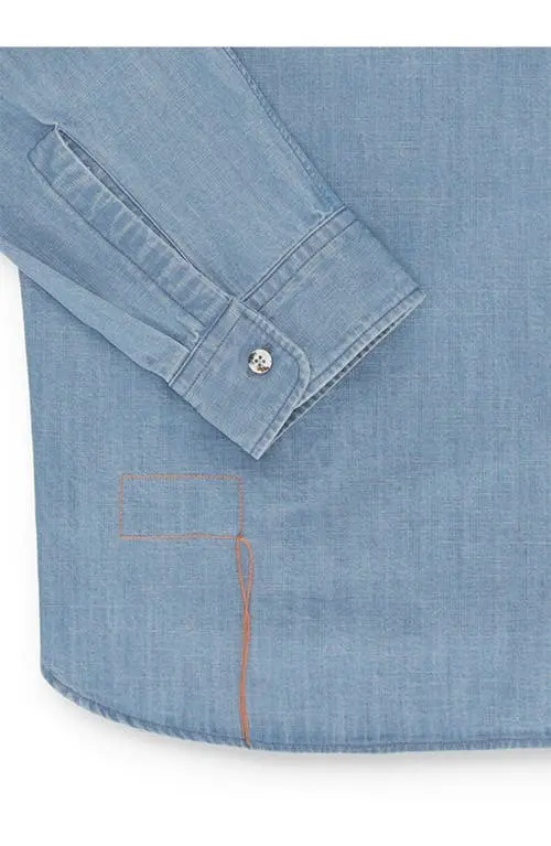 FORTELA Liam Cotton Chest Pocket Shirt Stondato