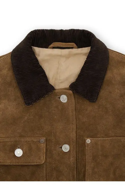 FORTELA Fedra Suede Leather Jacket