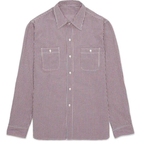FORTELA Work Cotton Check Shirt - Red