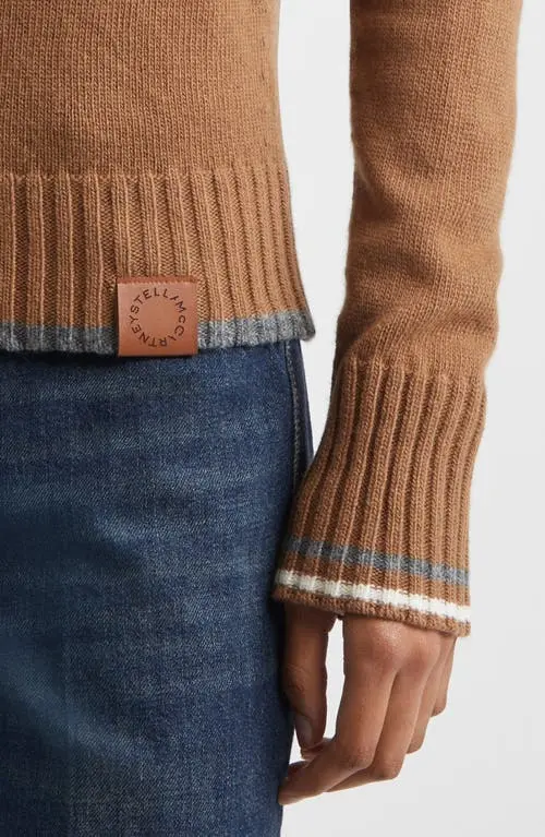 Stella McCartney Hybrid Knit Sweater - Caramel
