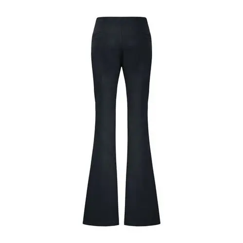 PCFG Shiny Woven Flare Pants - Black