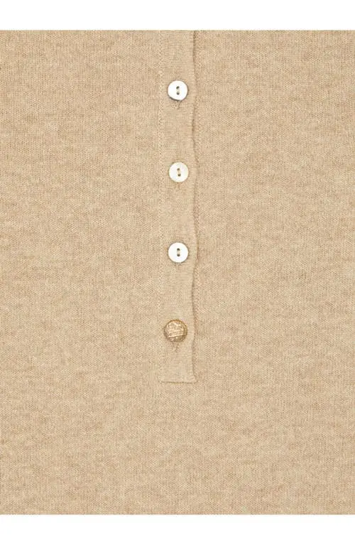 FORTELA Merino Wool Henley Knit