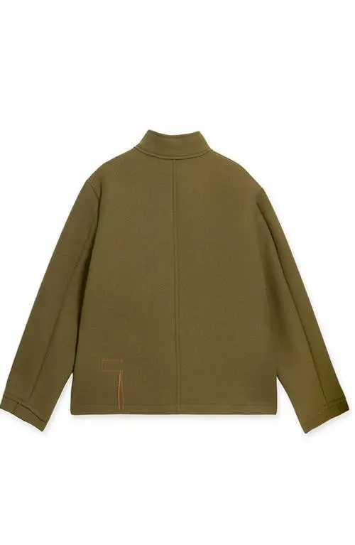 FORTELA Miller Short Virgin Wool Jacket - Olive