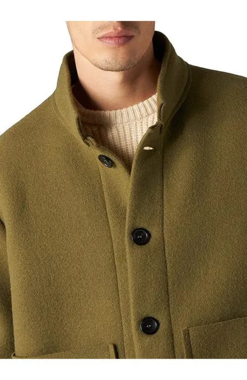 FORTELA Miller Short Virgin Wool Jacket - Olive
