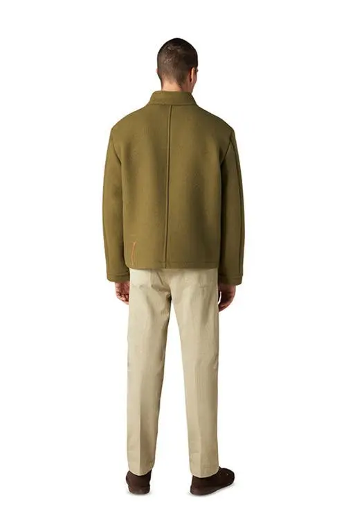 FORTELA Miller Short Virgin Wool Jacket - Olive