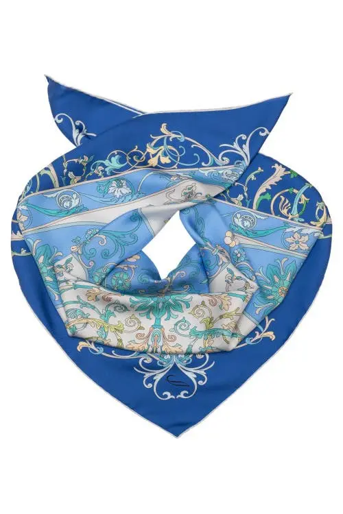 ELIZABETTA Paulinasilk Foulard For - Blue