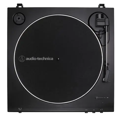 AUDIO-TECHNICA At-lp60x Fully Automatic Belt-drive Stereo Turntable - Gunmetal/black