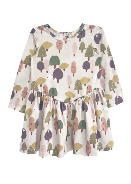 MABEL + HONEY Printed Treehouse Dress - Purple