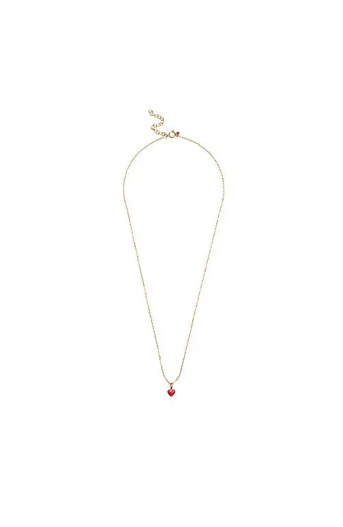 ENAMEL COPENHAGEN Amore Heart Necklace - Red