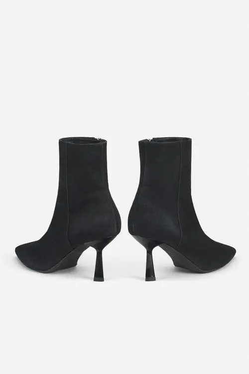Agl Velour Ankle Boots
