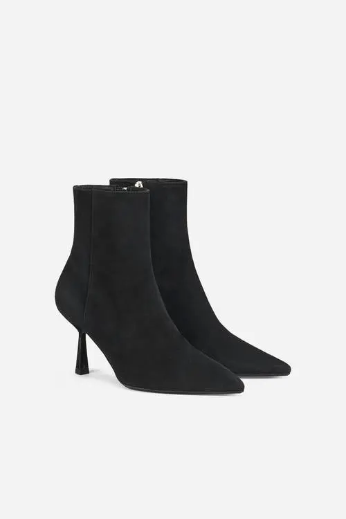 Agl Velour Ankle Boots