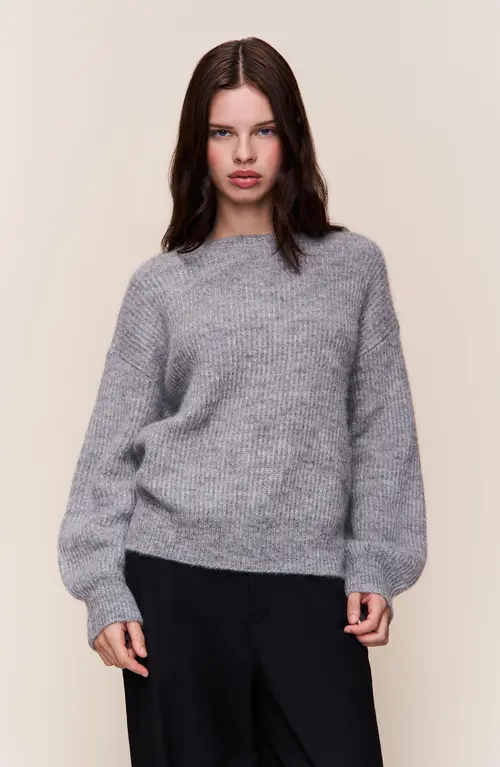 GUIZIO Bobbie Wool Jumper - Heather Grey