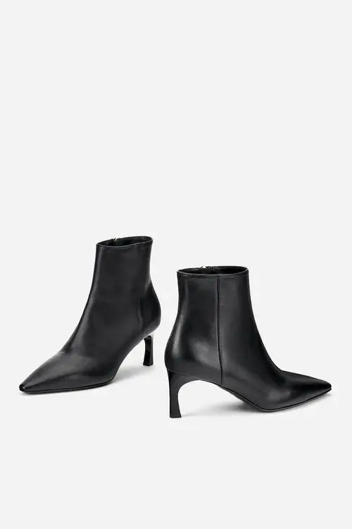 Agl Taylor Heeled Nappa Leather Ankle Boots