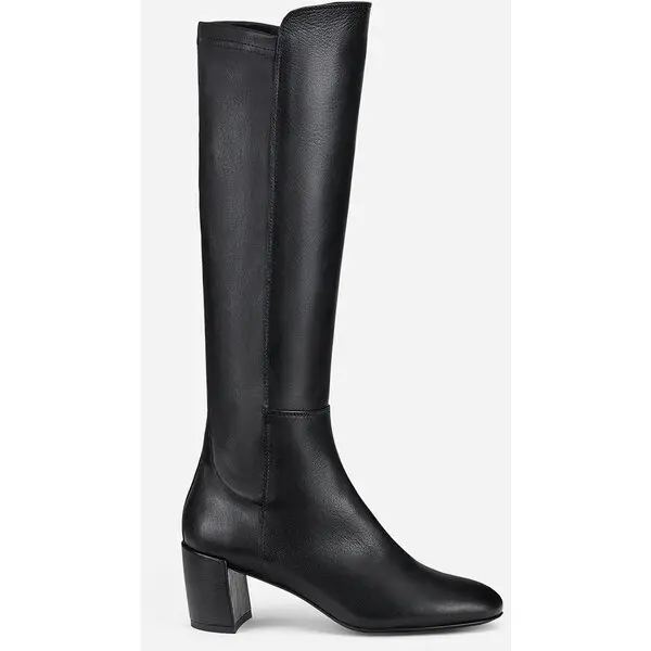 Agl Lynn High Heeled Boot - Black Nappa