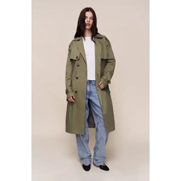 GUIZIO Classic Trench Coat