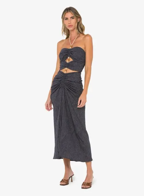 JBQ Montauk Strapless Midi Dress