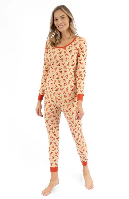 LEVERET Cotton Matching Family Pajamas - Fox