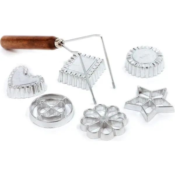 NORPRO Rosette/timbale Set, 7-piece - Silver