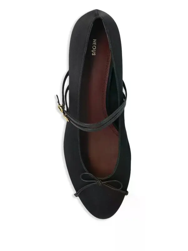 NEOUS 45mm Bow Detail Mary Jane Pumps
