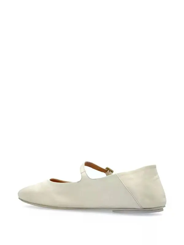 Marsèll Strascico Buckle Ballet Flats - Neutrals