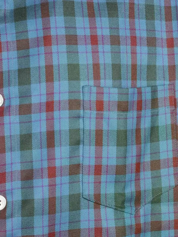 NAMACHEKO Check-pattern Long-sleeve Shirt
