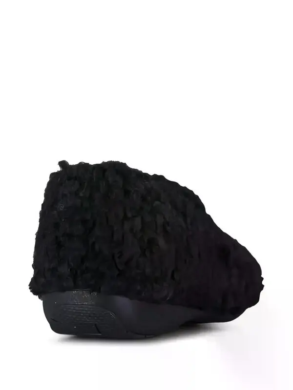 Ron White Teddy Slip-on Slippers - Black