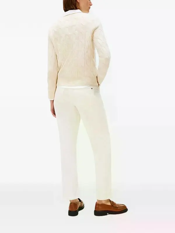 Tommy Hilfiger Cable-knit Sweater With Logo Detail