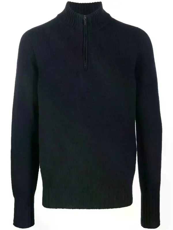 DRUMOHR Knitted Zip-front Jumper