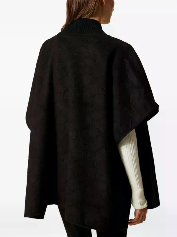 TWINSET Oval T-logo Poncho