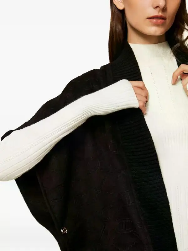 TWINSET Oval T-logo Poncho