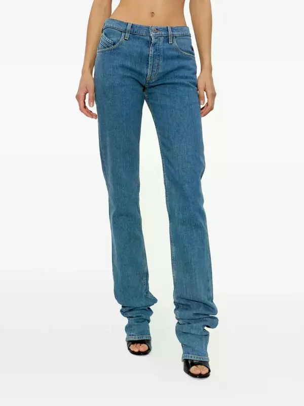 Attico Logo Patch Jeans