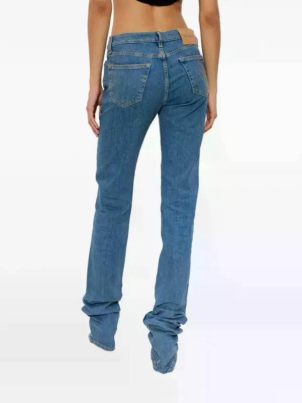 Attico Logo Patch Jeans