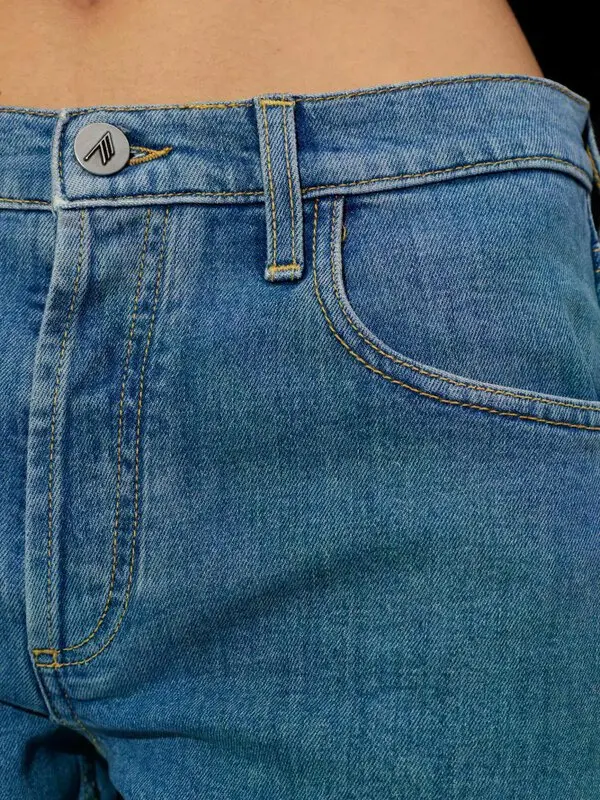Attico Logo Patch Jeans