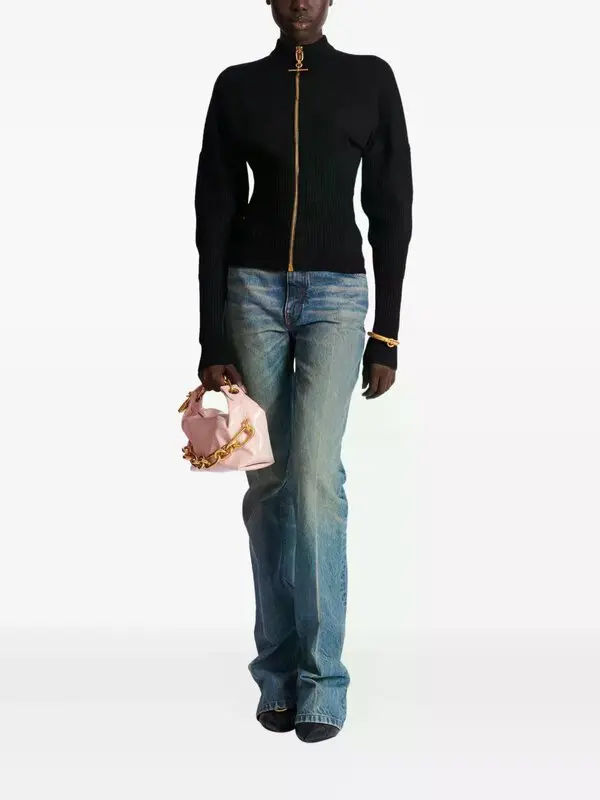 Balmain Zipped Knit Cardigan