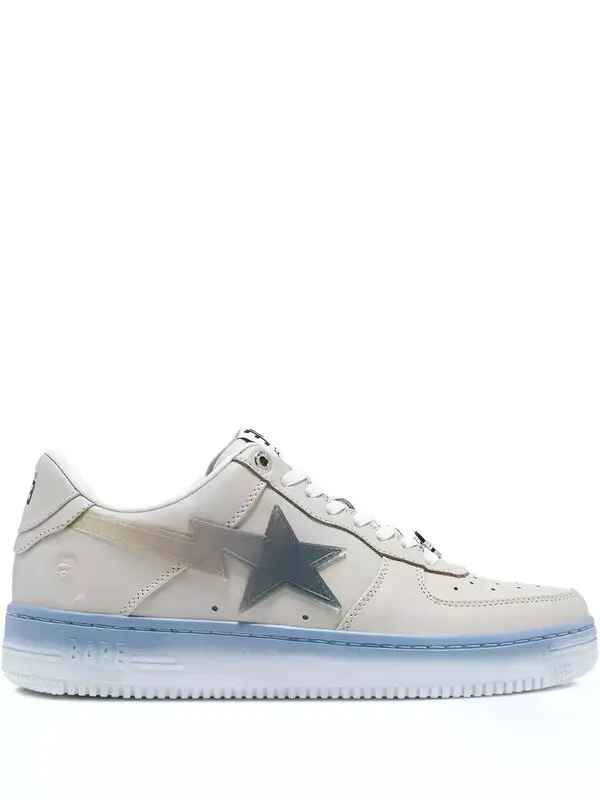 A BATHING APE Sta M1 Star-detail Low-top Sneakers - Neutrals