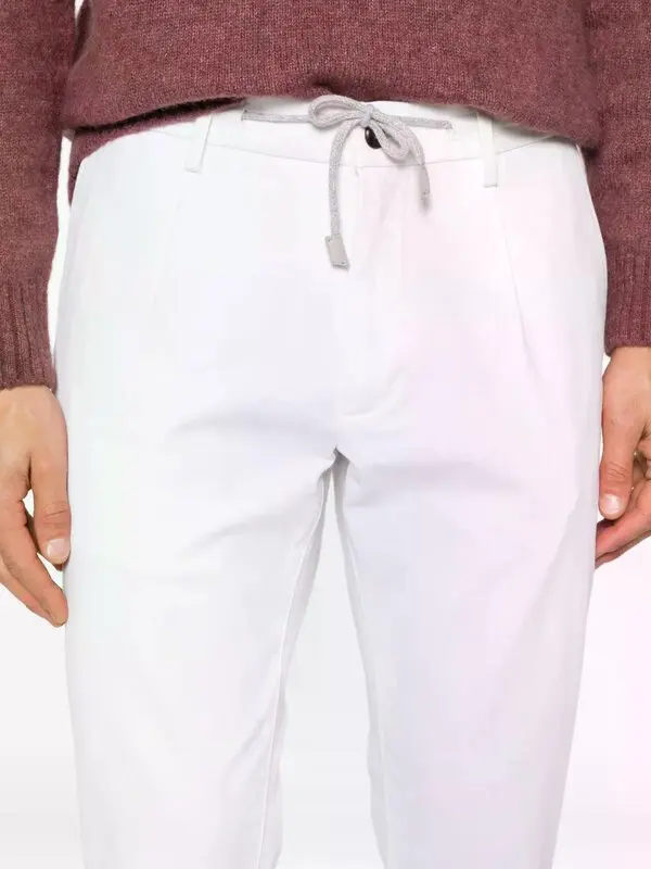 Eleventy Drawstring Trousers - White