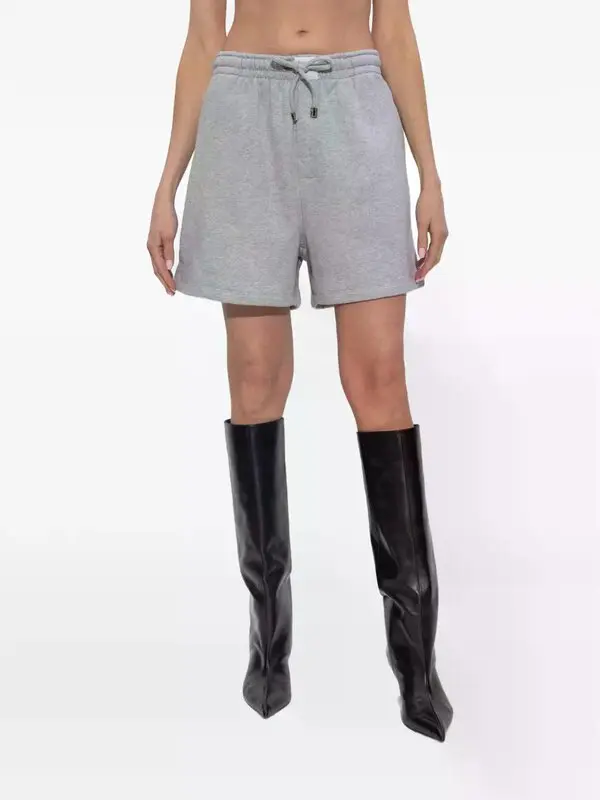 Attico Drawstring Fastening Shorts - Grey