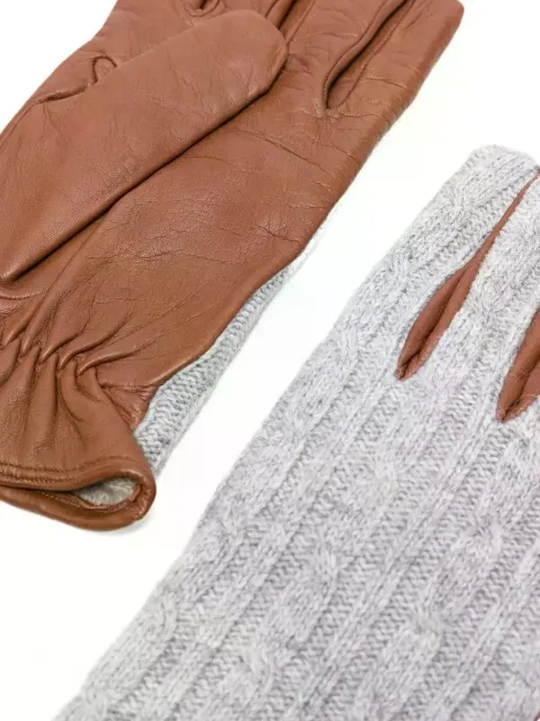 Eleventy Cable-knit Gloves