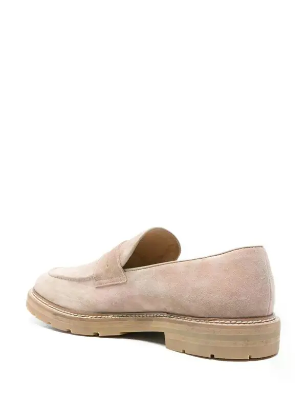 Eleventy Penny Leather Loafers