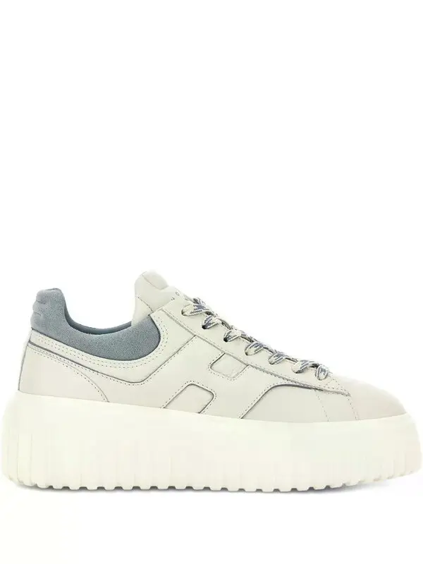 Hogan H-stripes Platform Sneakers - Neutrals
