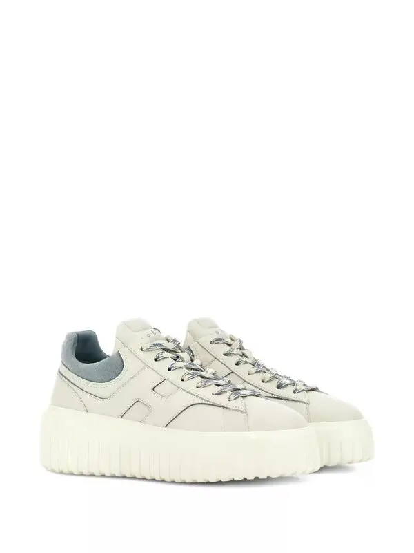 Hogan H-stripes Platform Sneakers - Neutrals