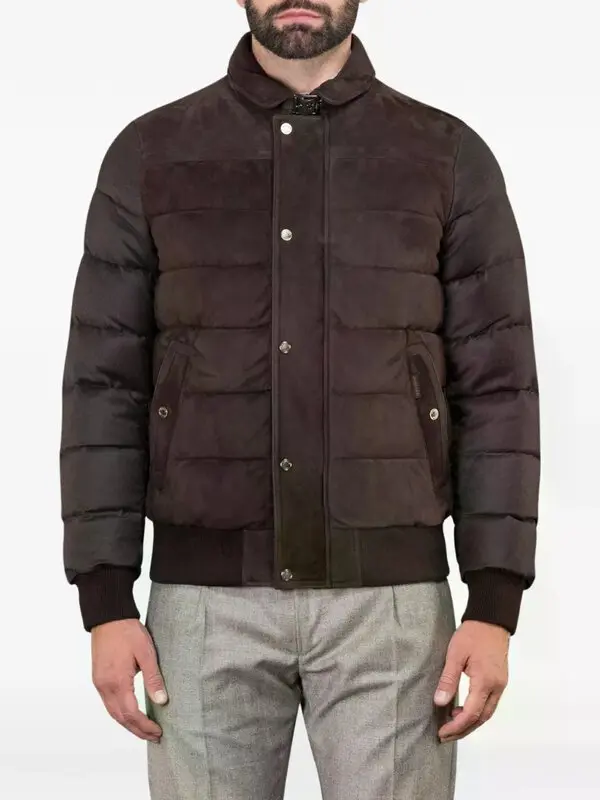 MOORER Viani Collared Padded Jacket