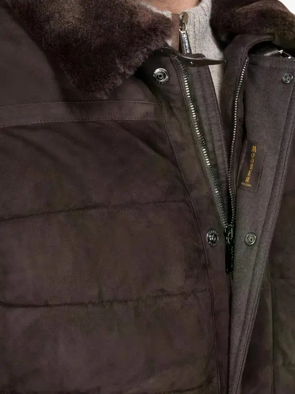 MOORER Viani Collared Padded Jacket