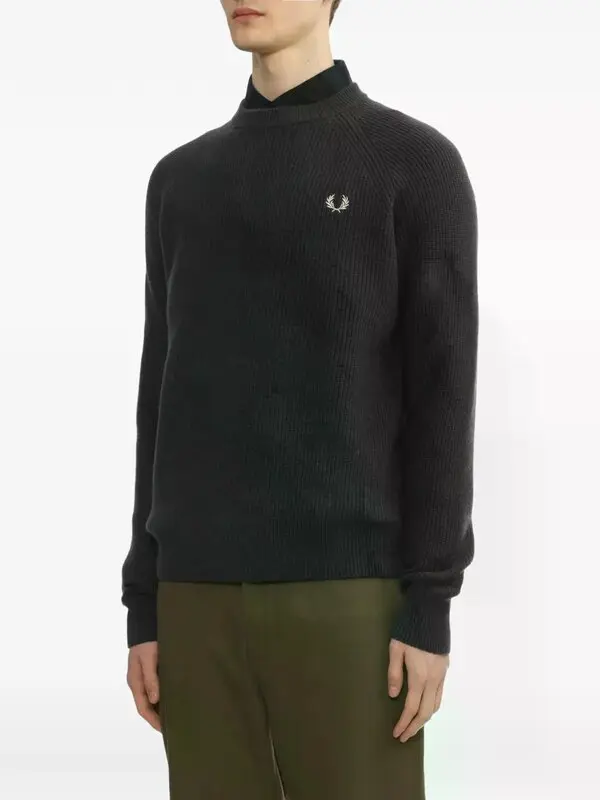 Fred Perry Logo-embroidered Sweater