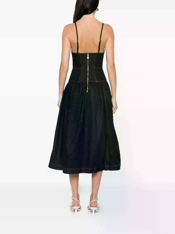 Zimmermann Sleeveless Denim Midi Dress