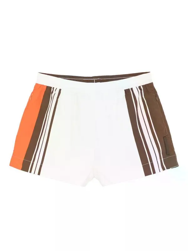 SIR. Elasticated Waistband Mini Shorts - Neutrals