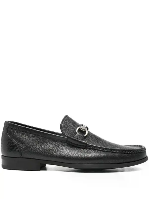 Magnanni Square-toe Leather Loafers
