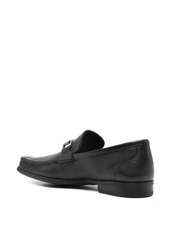 Magnanni Square-toe Leather Loafers